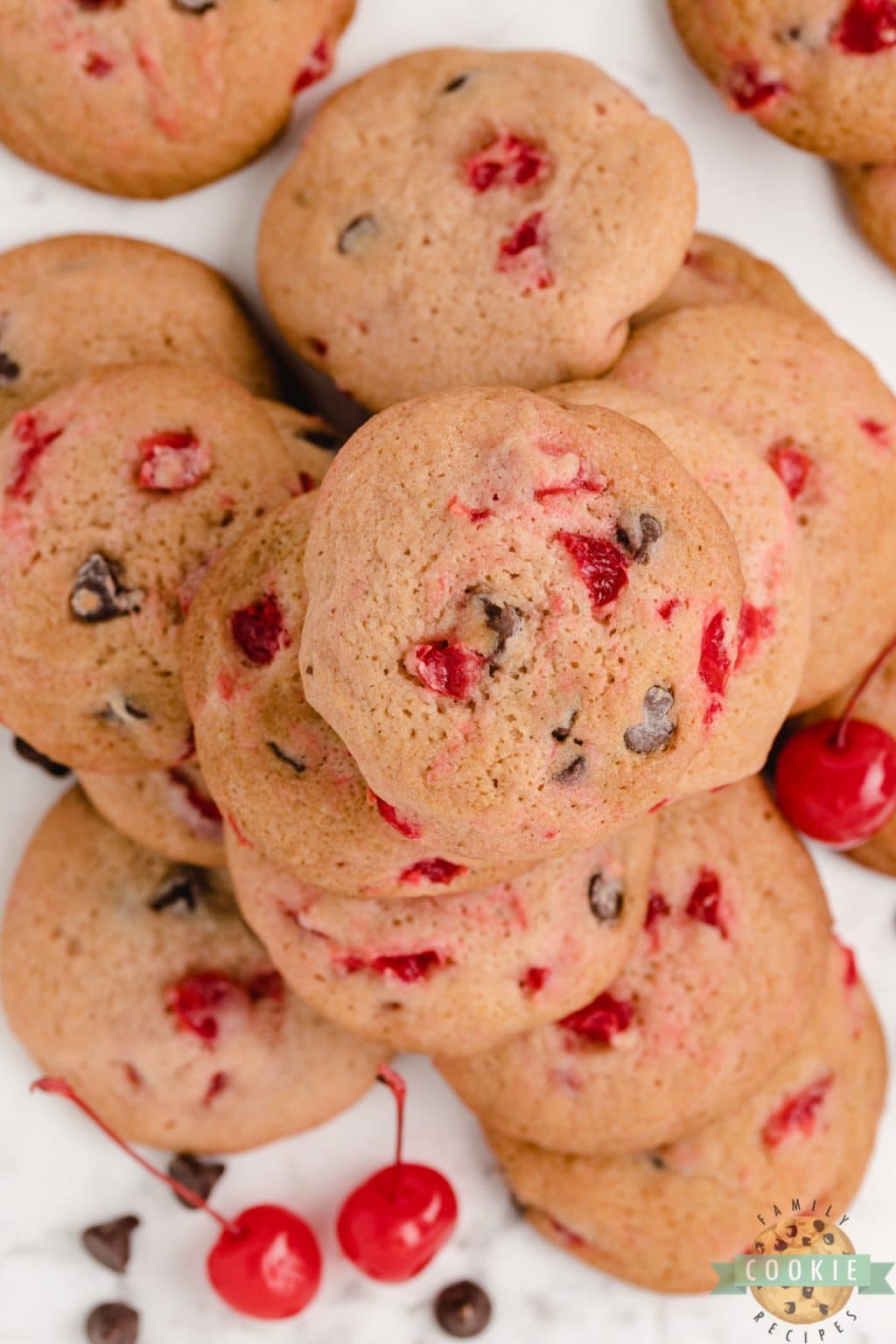 CHERRY CHOCOLATE CHIP COOKIES - Family Cookie Recipes