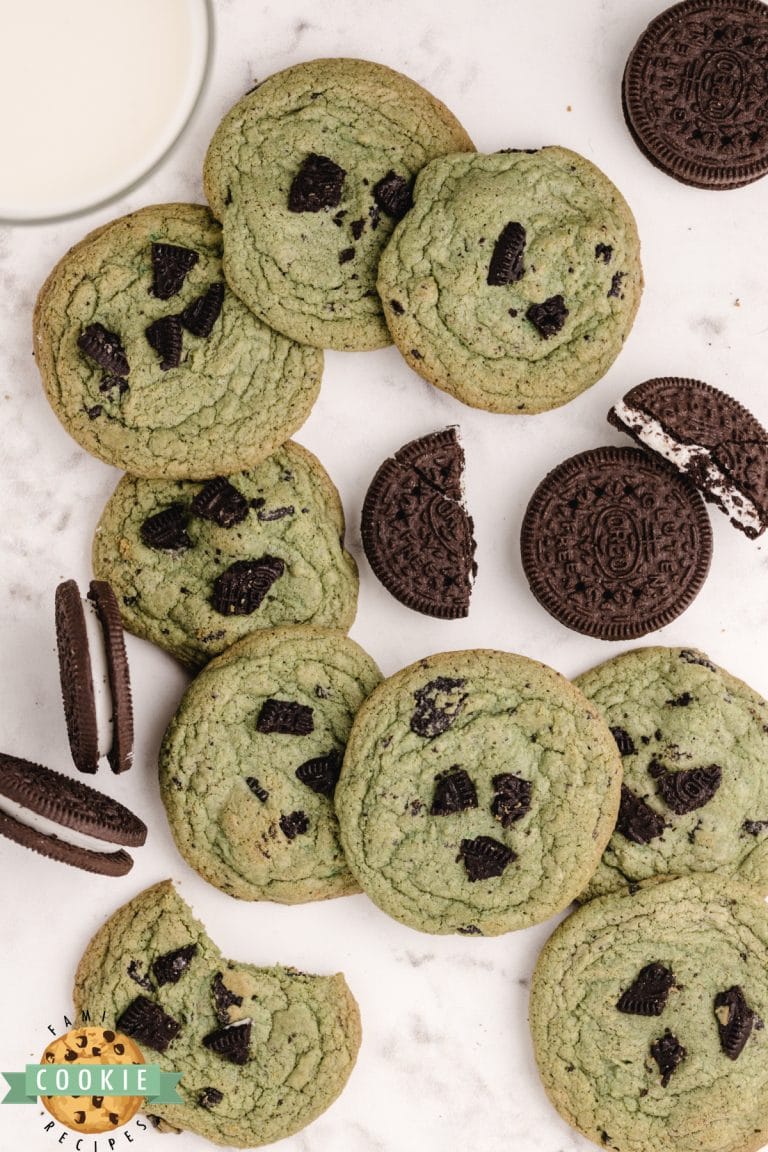 MINT OREO PUDDING COOKIES - Family Cookie Recipes