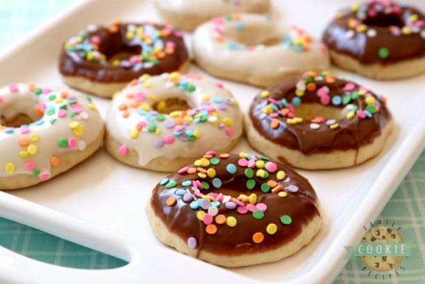 GLAZED DONUT COOKIES 🍩 - Family Cookie Recipes