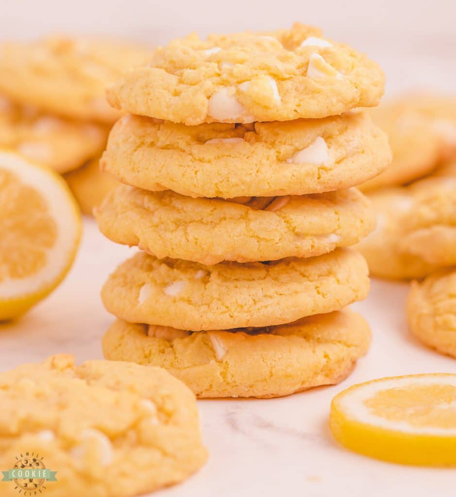 WHITE CHOCOLATE CHIP LEMON COOKIES - Family Cookie Recipes