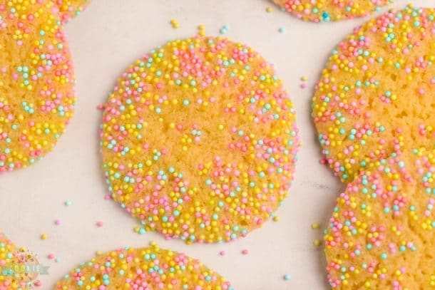 EASTER SPRINKLE COOKIES - Family Cookie Recipes