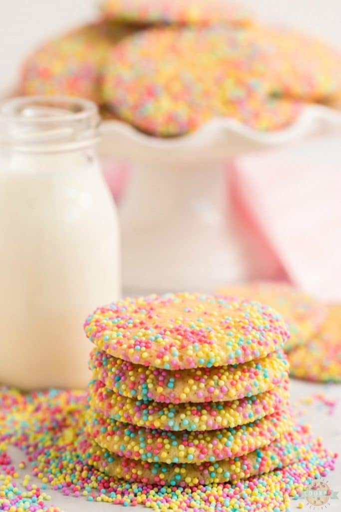 EASTER SPRINKLE COOKIES - Family Cookie Recipes
