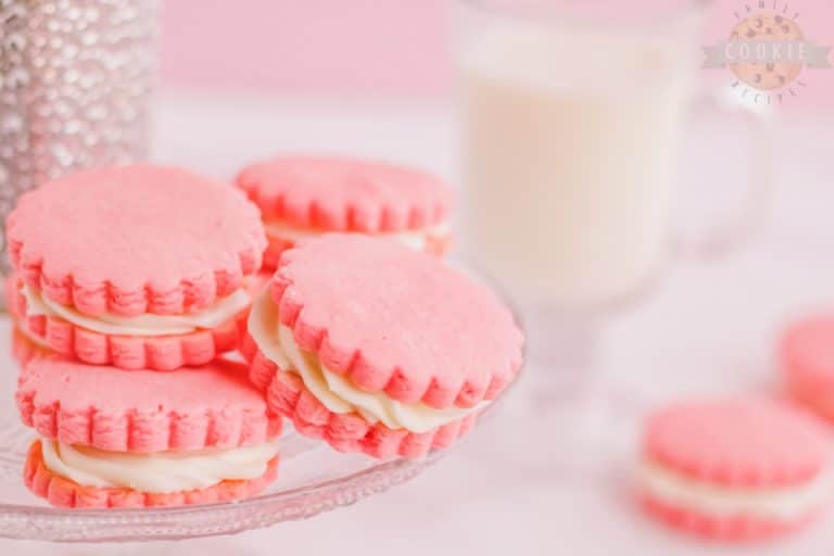 PINK SANDWICH COOKIES - Family Cookie Recipes