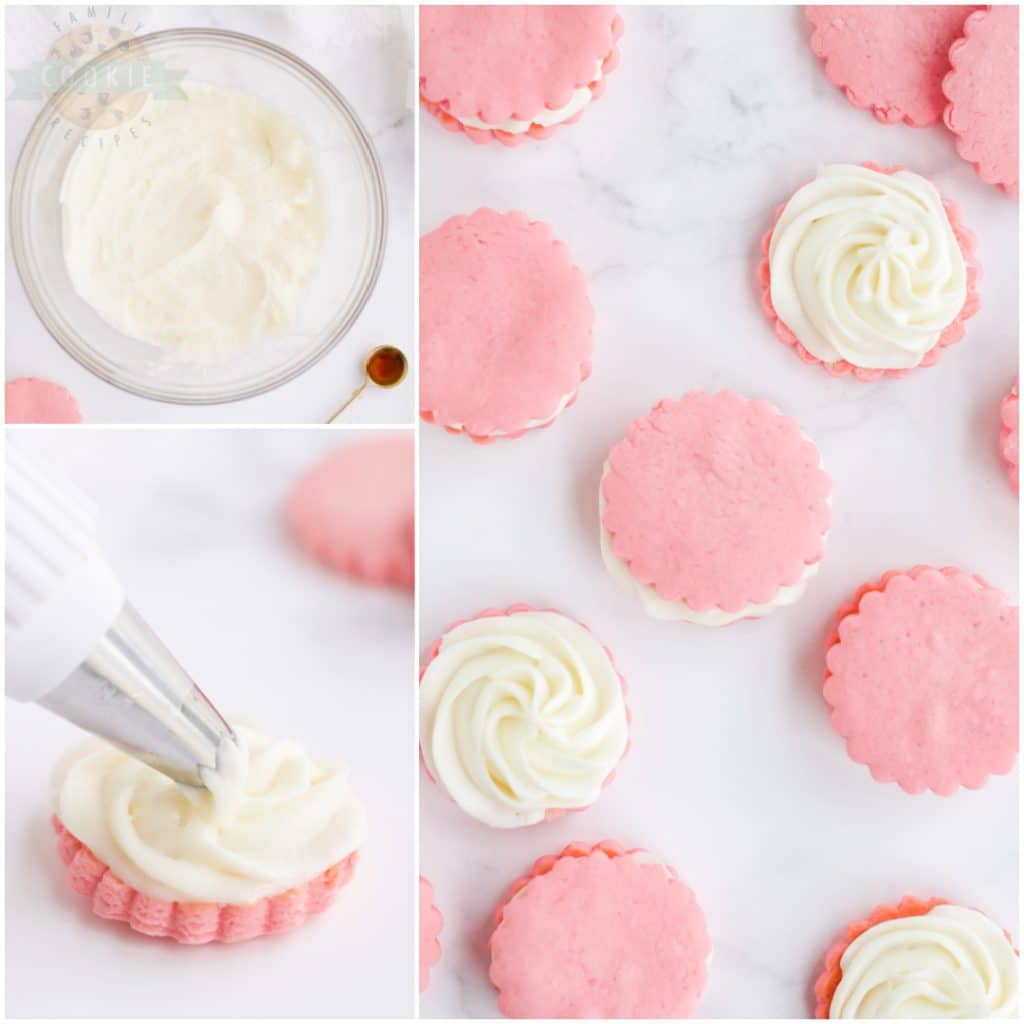 PINK SANDWICH COOKIES - Family Cookie Recipes