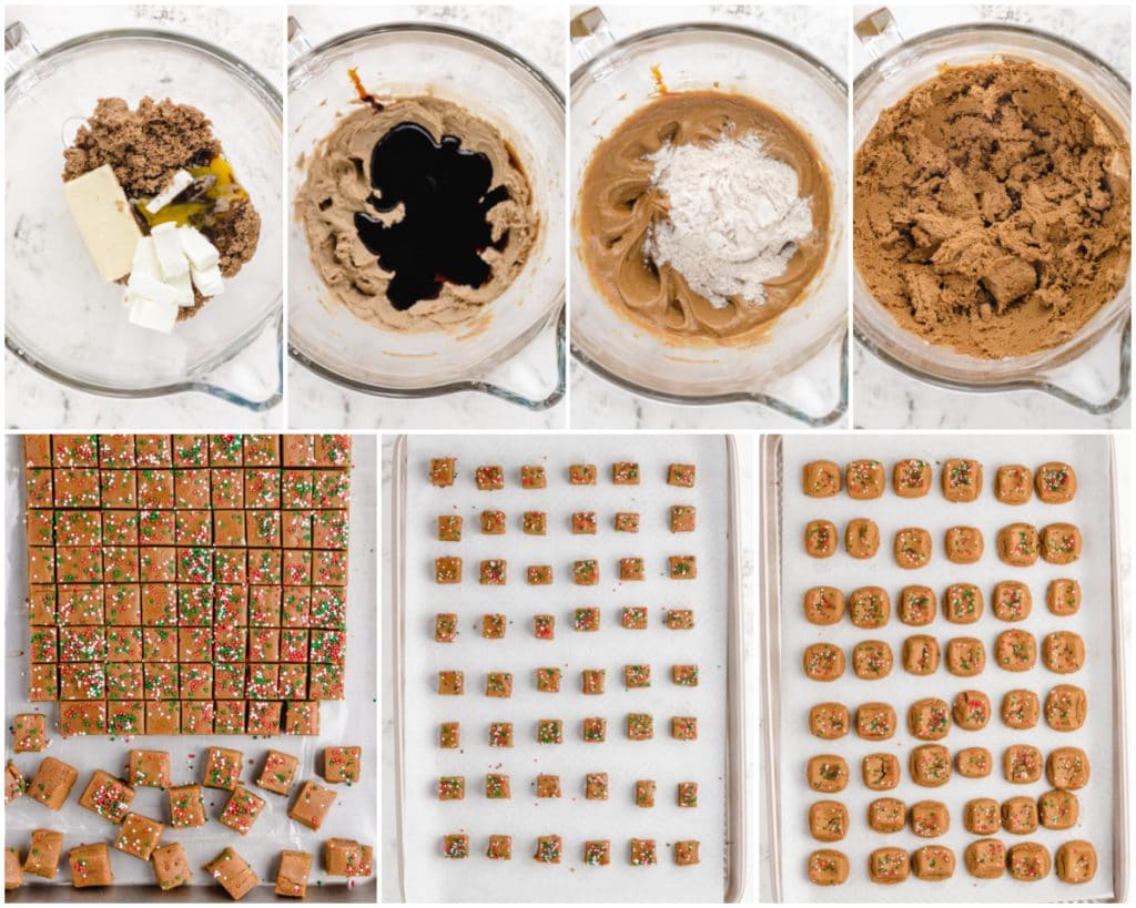 CHRISTMAS GINGERBREAD COOKIE BITES - Family Cookie Recipes