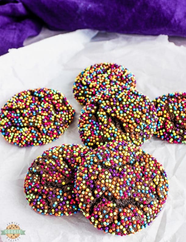 CHOCOLATE SPRINKLE COOKIES - Family Cookie Recipes