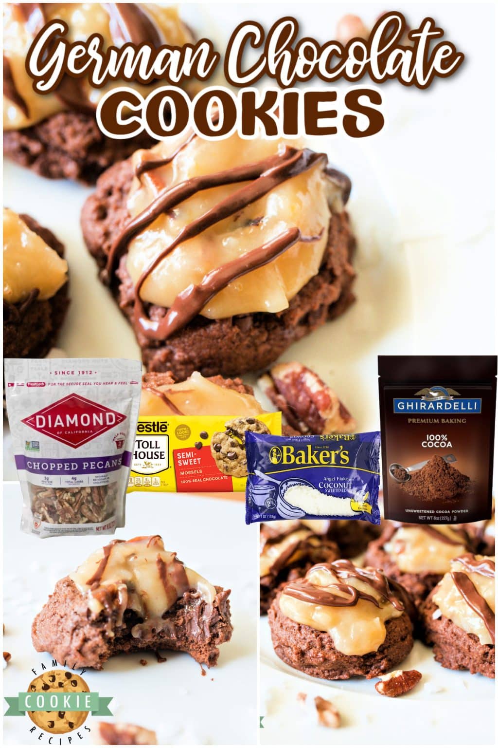 GERMAN CHOCOLATE COOKIES - Family Cookie Recipes