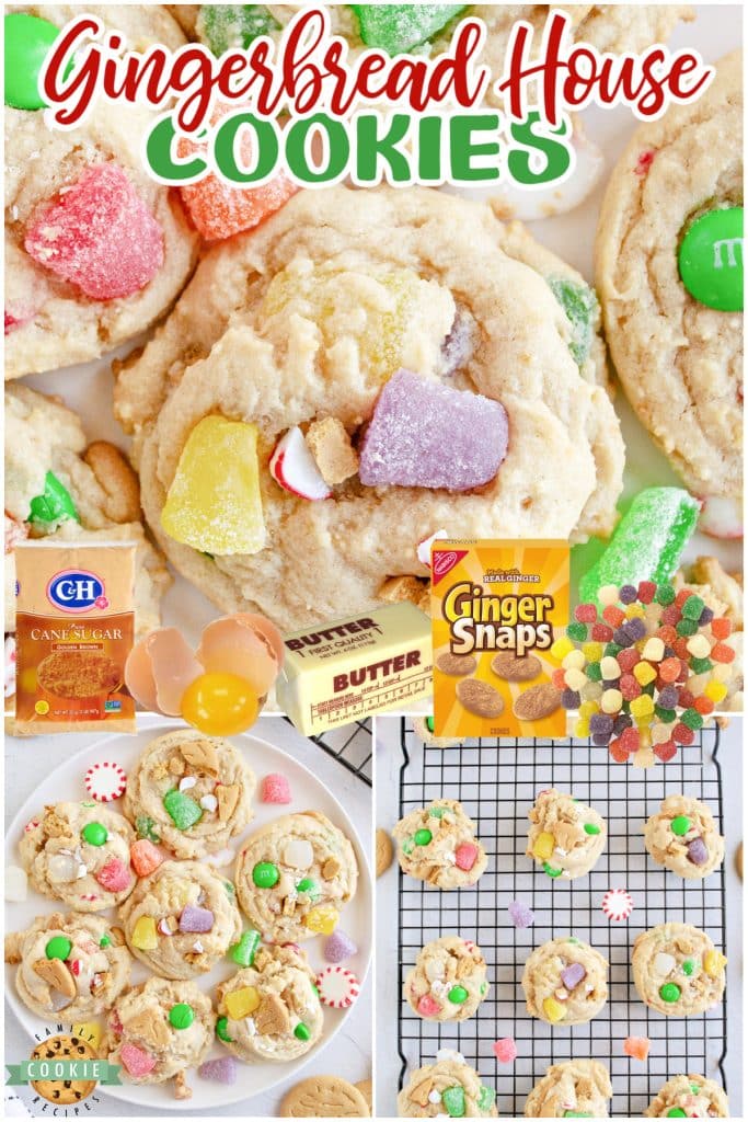 GINGERBREAD HOUSE COOKIES - Family Cookie Recipes