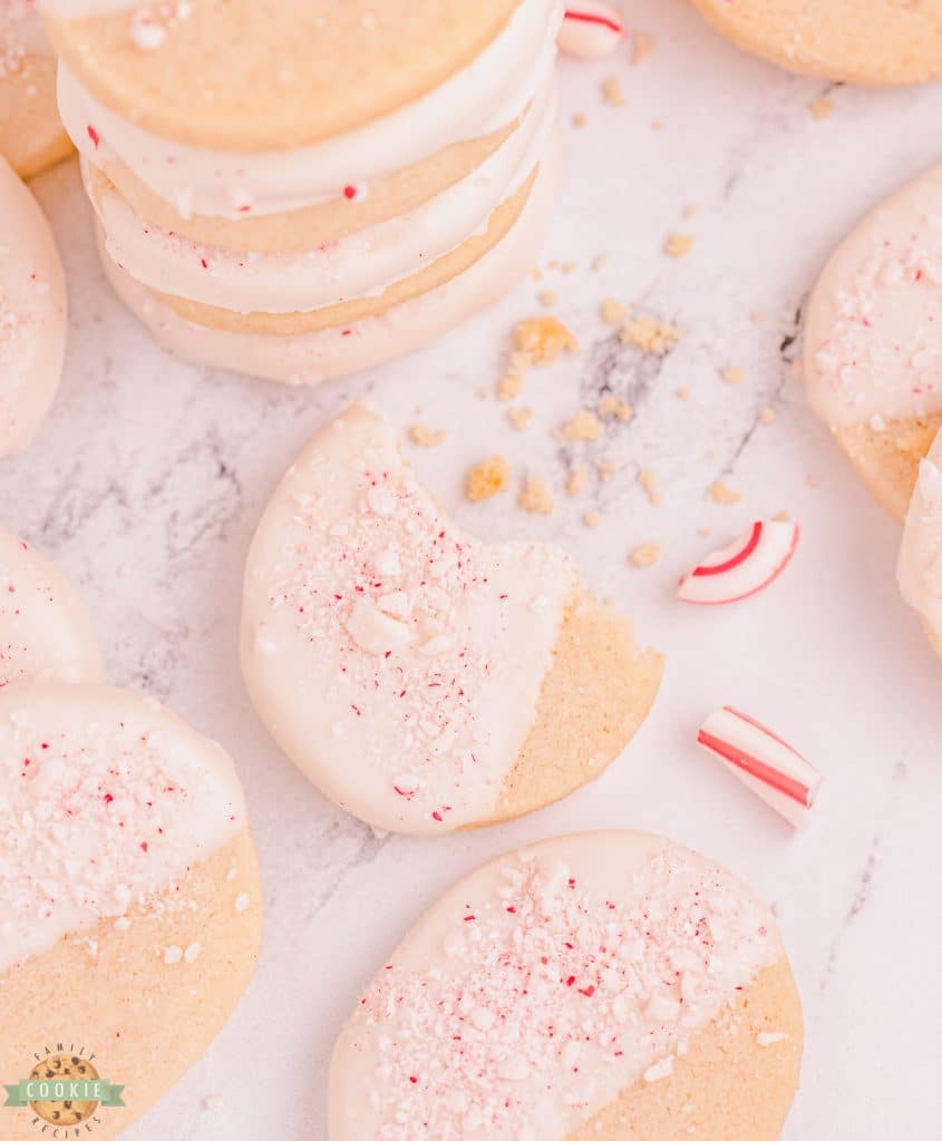 PEPPERMINT SHORTBREAD COOKIES - Family Cookie Recipes