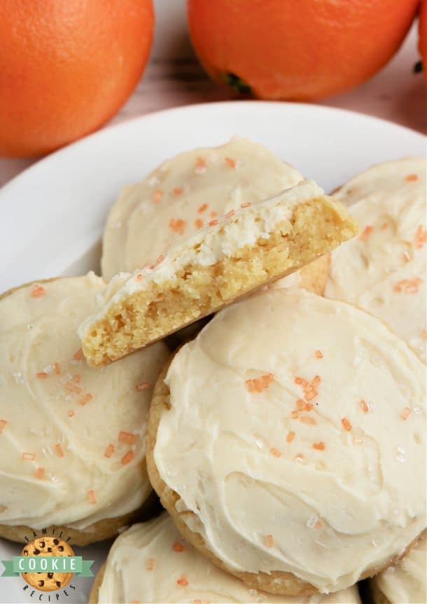 FROSTED ORANGE JUICE COOKIES - Family Cookie Recipes