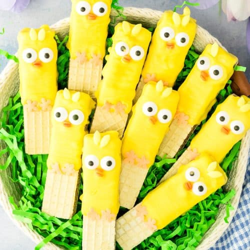 EASY NO-BAKE EASTER CHICK COOKIES - Family Cookie Recipes