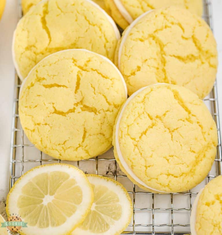 CAKE MIX LEMON OREO COOKIES - Family Cookie Recipes