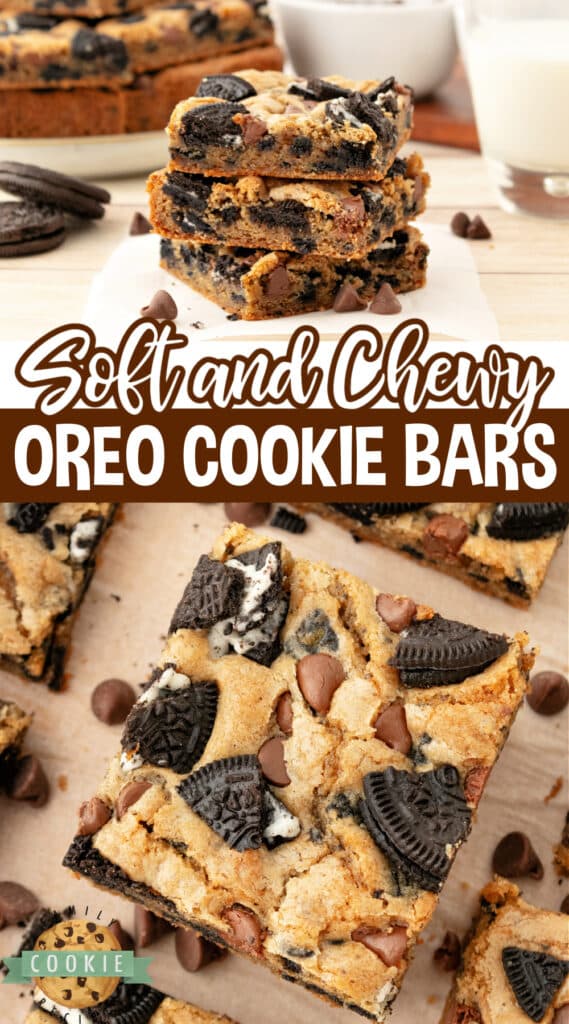 OREO COOKIE BARS - Family Cookie Recipes