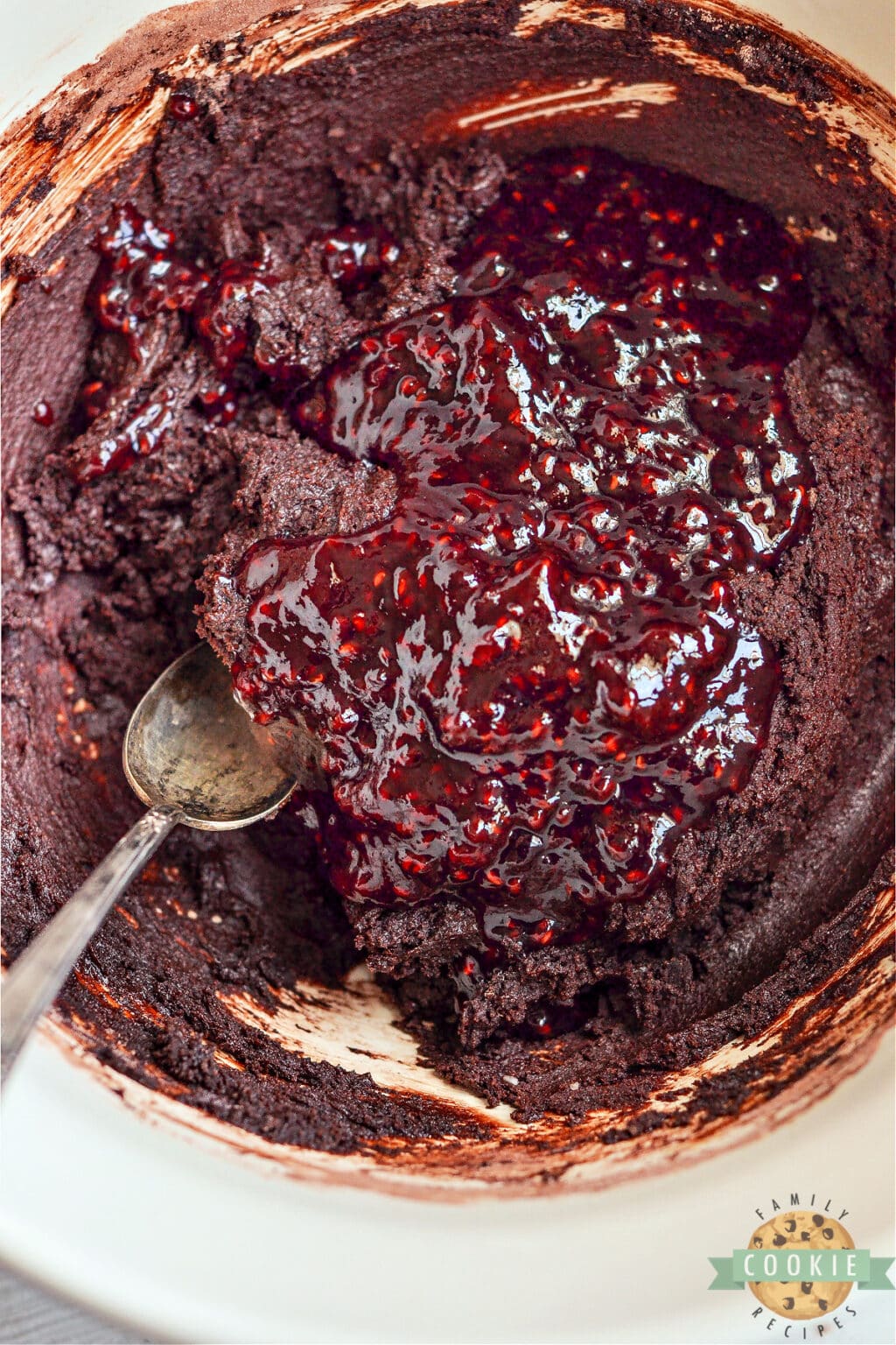 RASPBERRY CHOCOLATE CRINKLE COOKIES - Family Cookie Recipes