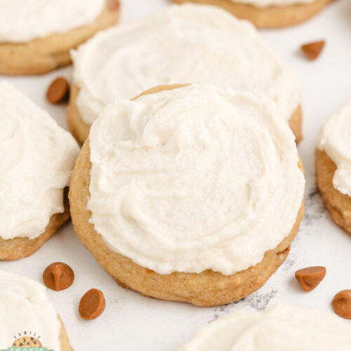ICED CINNAMON CHIP COOKIES - Family Cookie Recipes