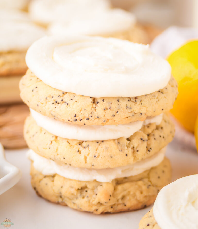 FROSTED LEMON POPPY SEED COOKIES - Family Cookie Recipes