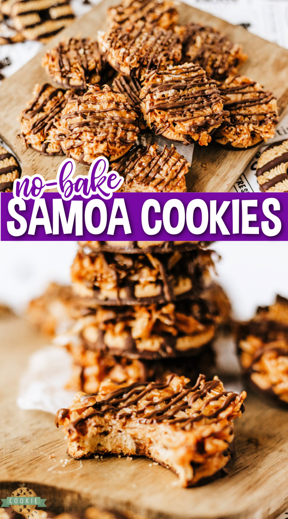 NO-BAKE SAMOAS COOKIES - Family Cookie Recipes